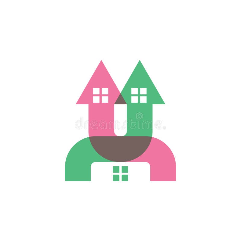 Arrow House Icon Vector Concept Illustration Stock Vector ...