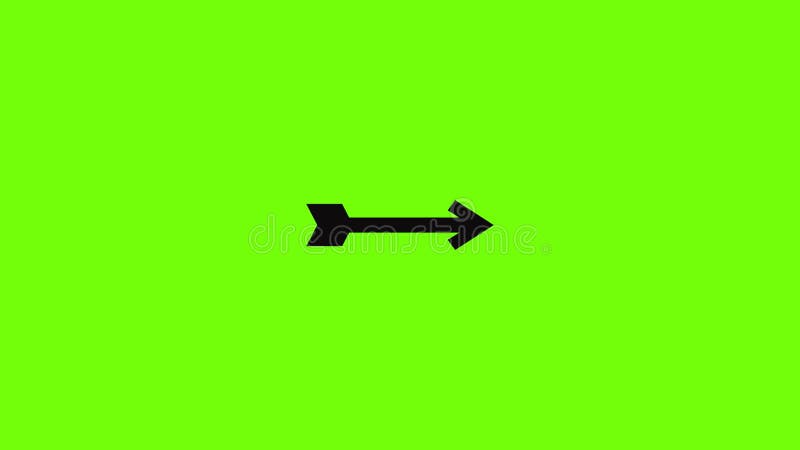 Arrow pin icon animation stock video. Video of sign - 224060035