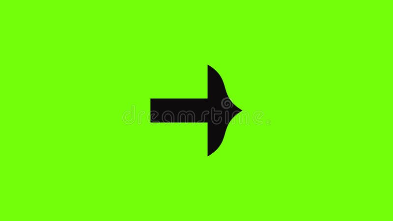 Arrow pin icon animation stock video. Video of sign - 224060035