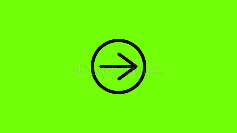 Arrow pin icon animation stock video. Video of sign - 224060035