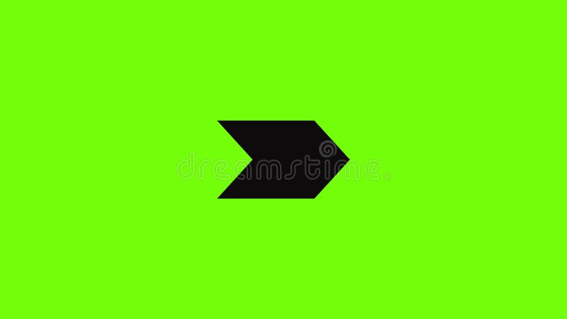 Arrow pin icon animation stock video. Video of sign - 224060035