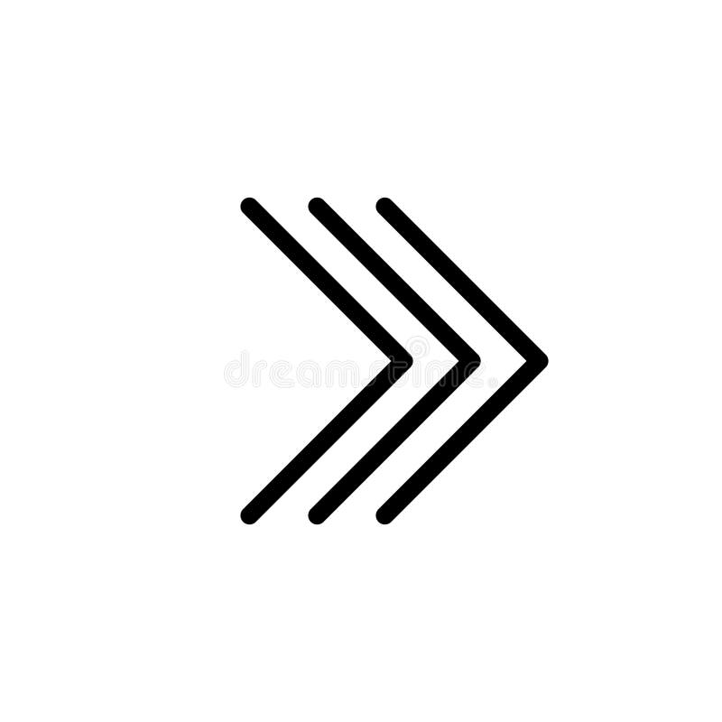 Arrow Icon stock vector. Illustration of logo, wing - 229557589