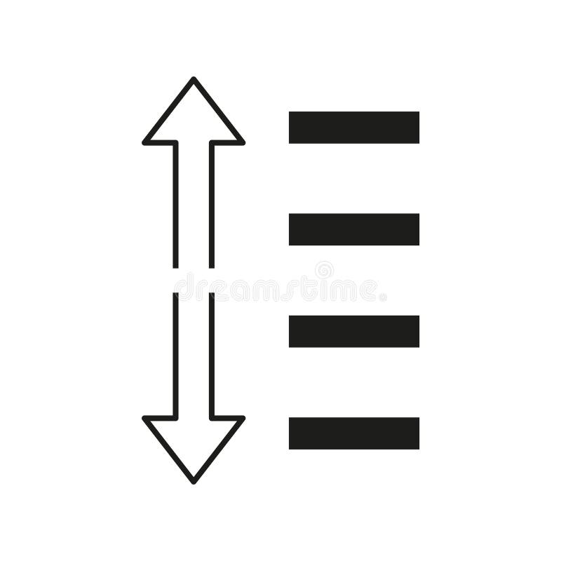 Arrow Icon Design. Up and Down. Simple Line Layout. Vertical Direction ...