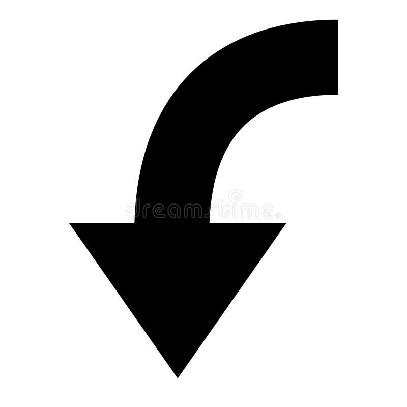 Arrow Icon. Modern Simple Arrow or Cursor. Directional Arrow Flat Style ...