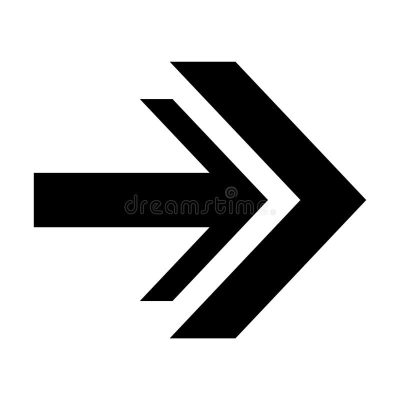 Arrow Icon. Modern Simple Arrow or Cursor. Directional Arrow Flat Style ...
