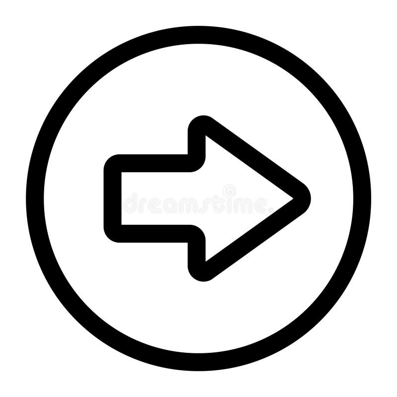 Arrow Icon. Modern Simple Arrow or Cursor. Directional Arrow Flat Style ...