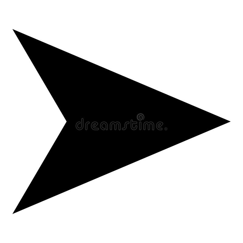 Arrow Icon. Modern Simple Arrow or Cursor. Directional Arrow Flat Style ...