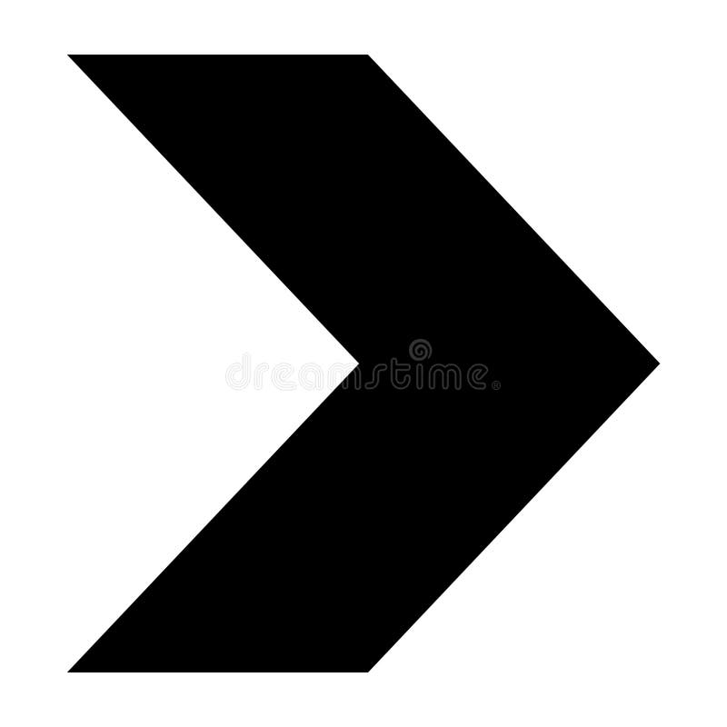 Arrow Icon. Modern Simple Arrow or Cursor. Directional Arrow Flat Style ...