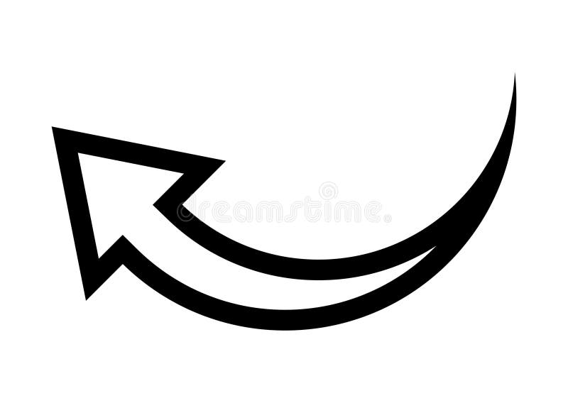 Arrow Icon Outline, Arrow Sign and Symbol, Arrow for Direction Button ...