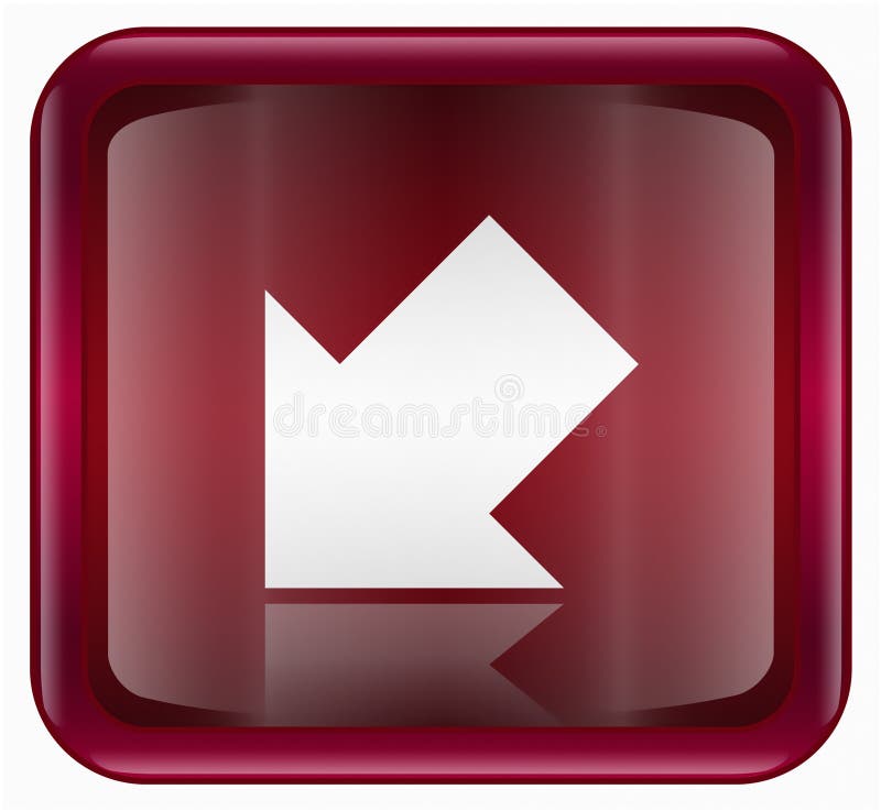 Arrow icon red stock vector. Illustration of aqua, arrowheads - 7179553