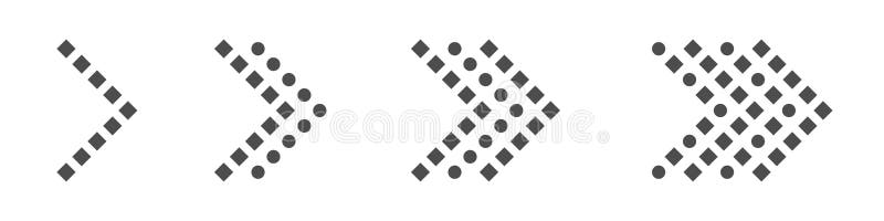 Arrow icon set stock vector. Illustration of click, gray - 161674865