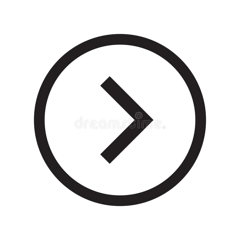 Arrow Vector Icon Set Direction Control Button Menu Navigation Pointer Symbol Web Interface