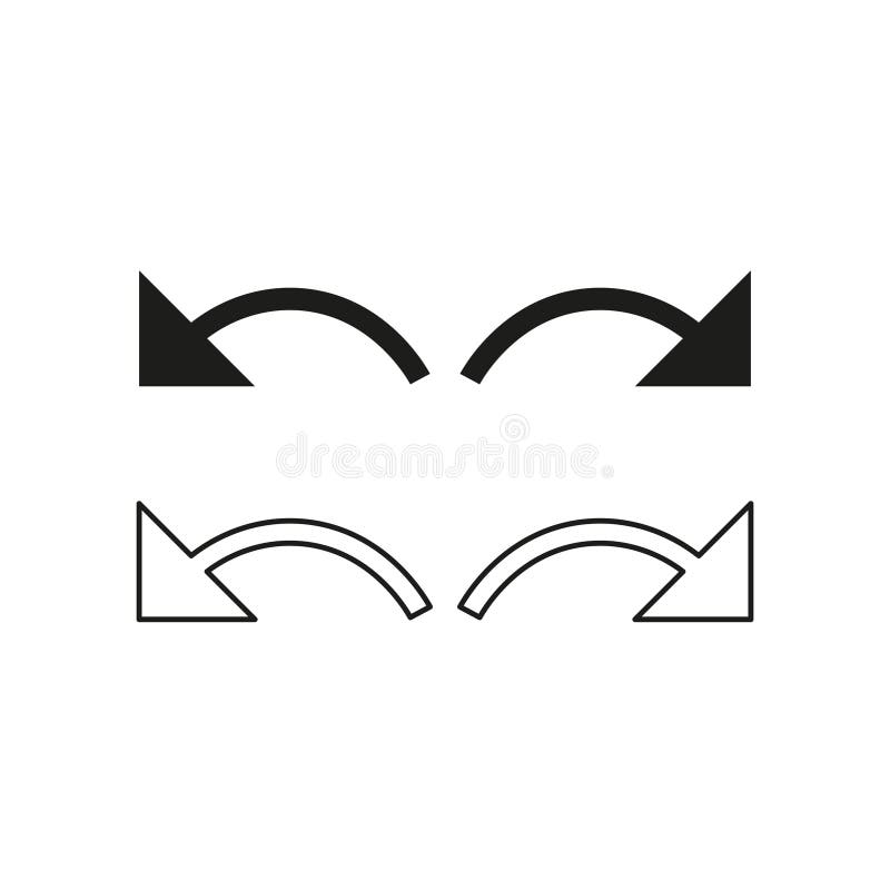 Arrow Icon Set. Directional Arrow Symbol. Modern Vector Design. Simple ...