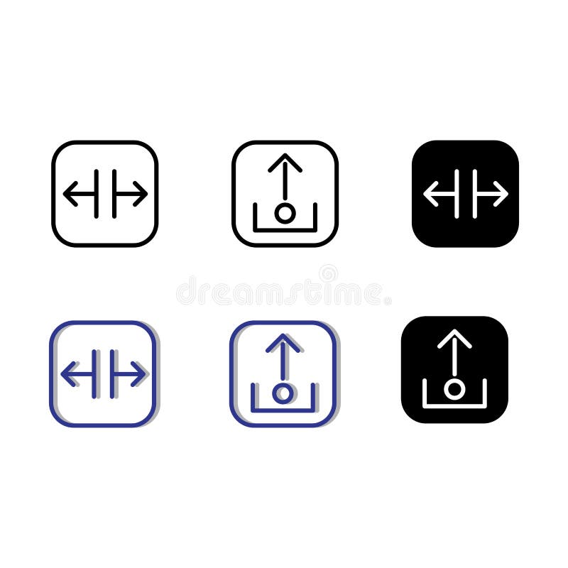 Arrow Icon Set 3 Include Arrow,interface,esential,web Stock Vector ...