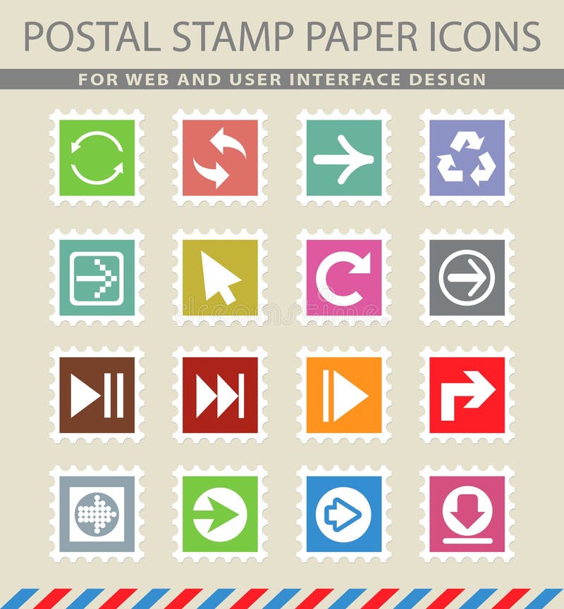 Arrow icon set stock illustration. Illustration of arrowheads - 88747269