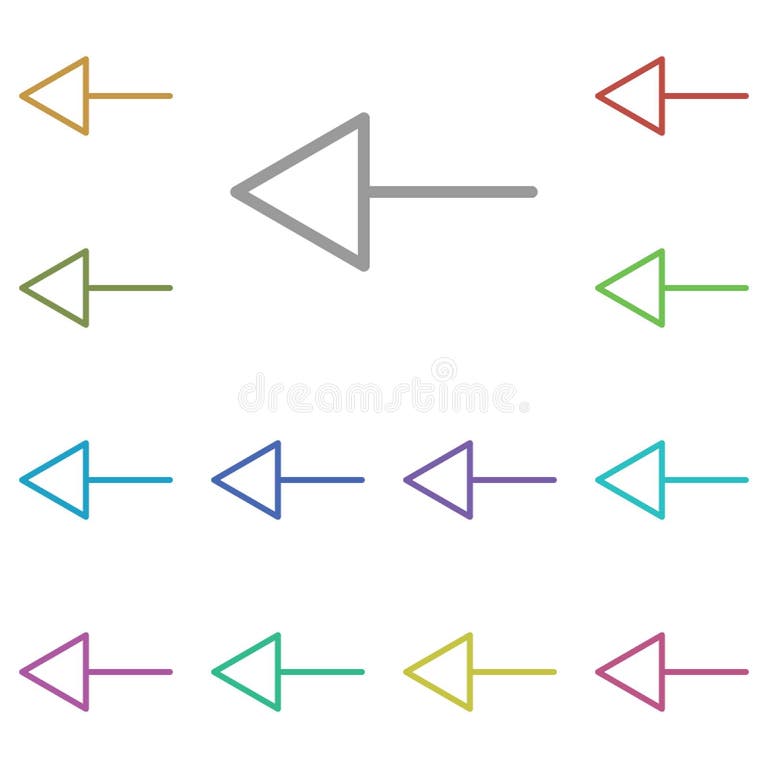 Arrow Icon. Simple Thin Line, Outline Vector Element of Arrow Icons Set for UI and UX, Website ...