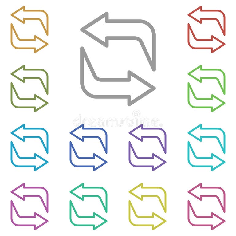 Arrow Icon. Simple Thin Line, Outline Vector Element of Arrow Icons Set for UI and UX, Website ...