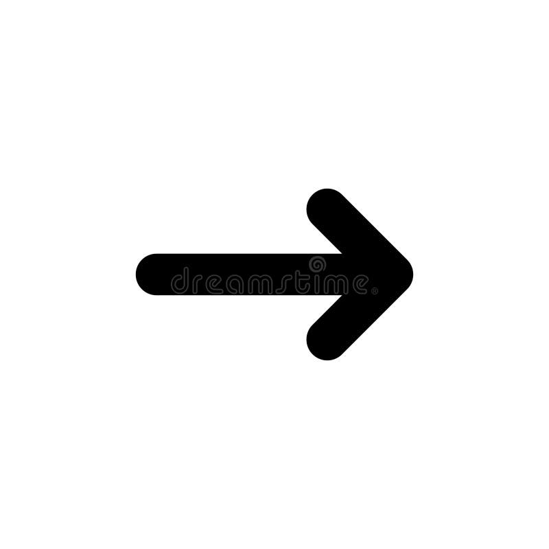 Arrow icon. Arrow symbol stock vector. Illustration of vector - 276544398