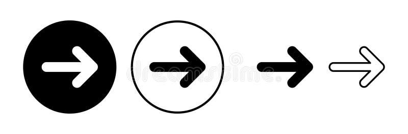 Arrow icon. Arrow symbol stock vector. Illustration of internet - 279074088
