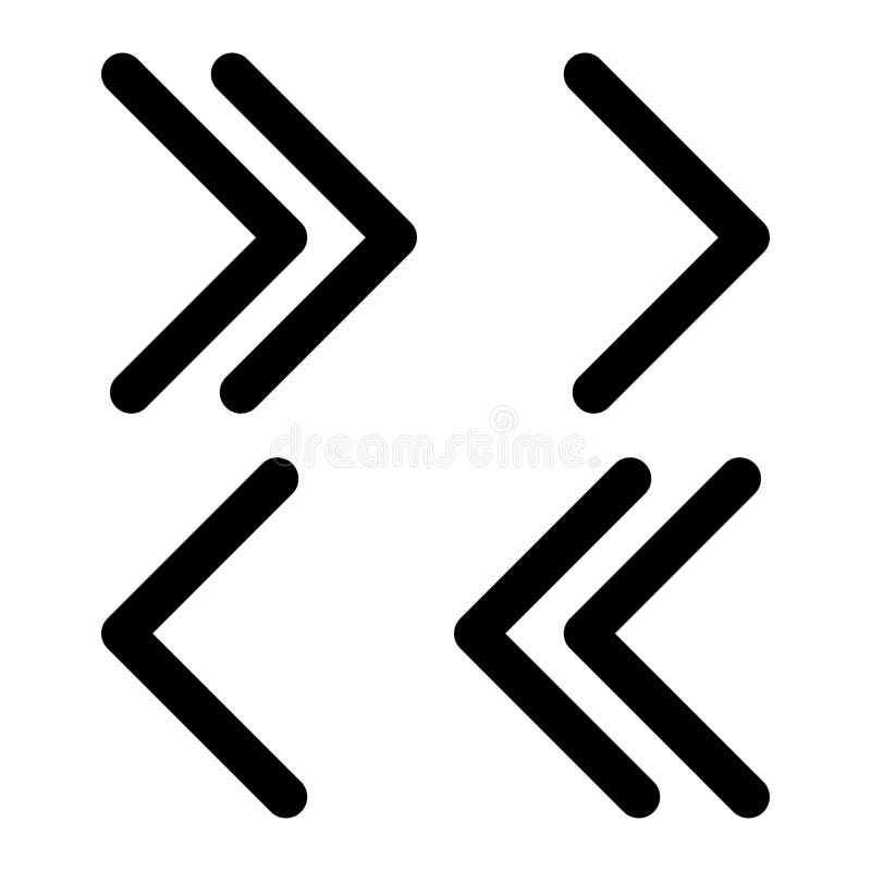 Arrow icon. Arrow symbol stock illustration. Illustration of forward ...