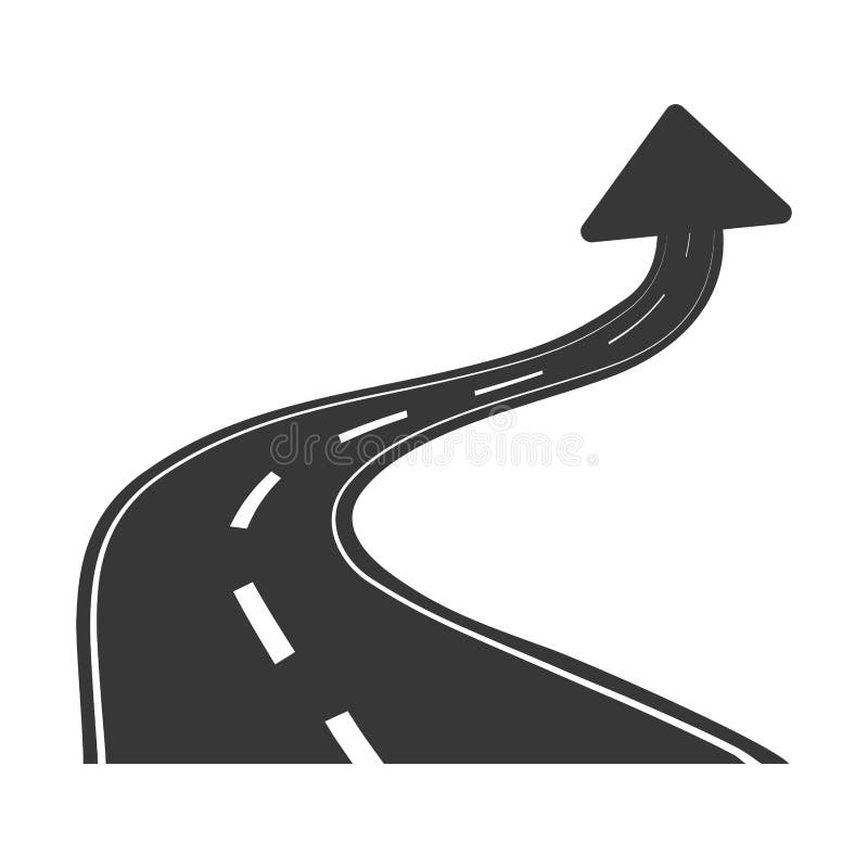 Arrow Icon. Way and Direction Design. Vector Graphic Stock Vector ...