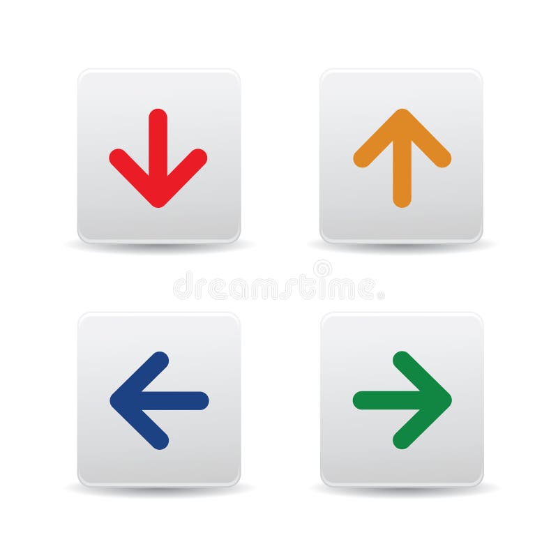 Arrow icon web stock vector. Illustration of indicator - 51891604