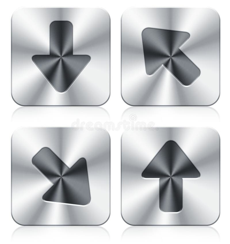 Arrow Icons. Arrows with Dot Texture. Vector Arrows. Set of Different Arrows Stock Vector ...