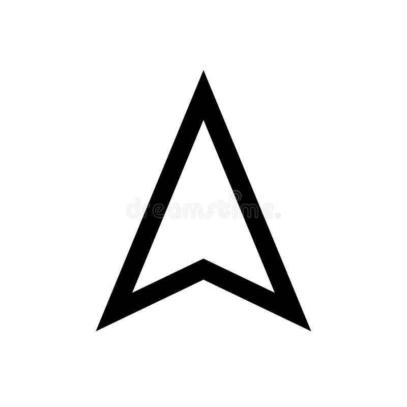 Arrow Icon Vector Direction Pointer Symbols Stock Vector - Illustration ...
