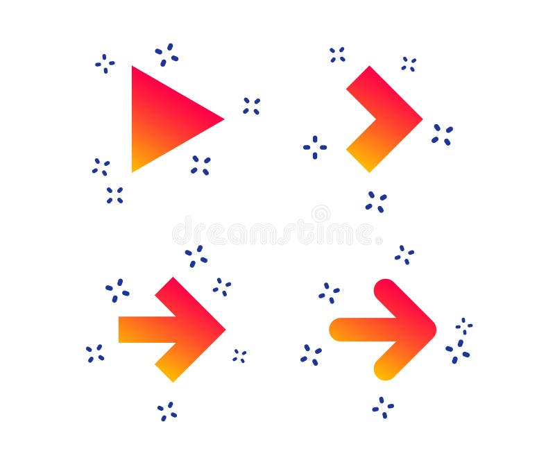 Arrow Icons. Next Navigation Signs Symbols. Vector Stock Vector ...