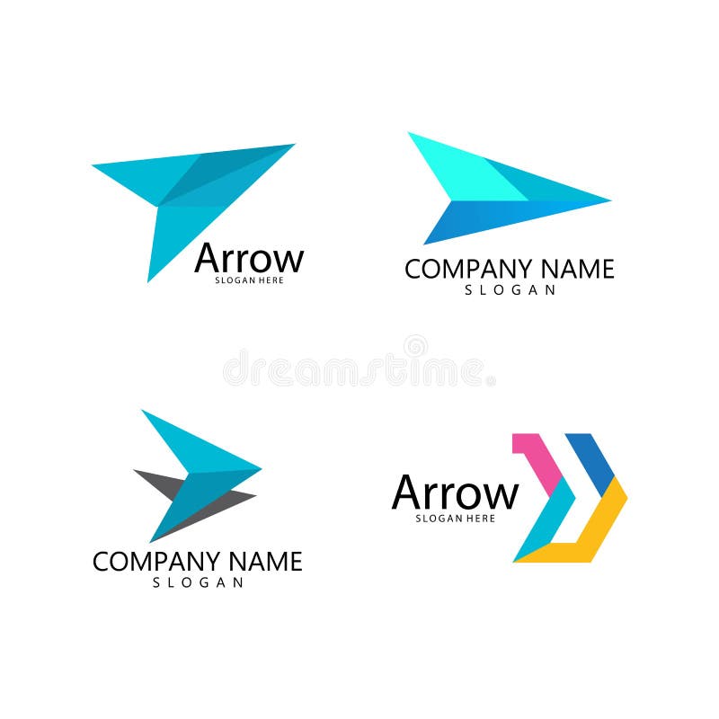Arrow illustration logo stock vector. Illustration of arrow - 193540827
