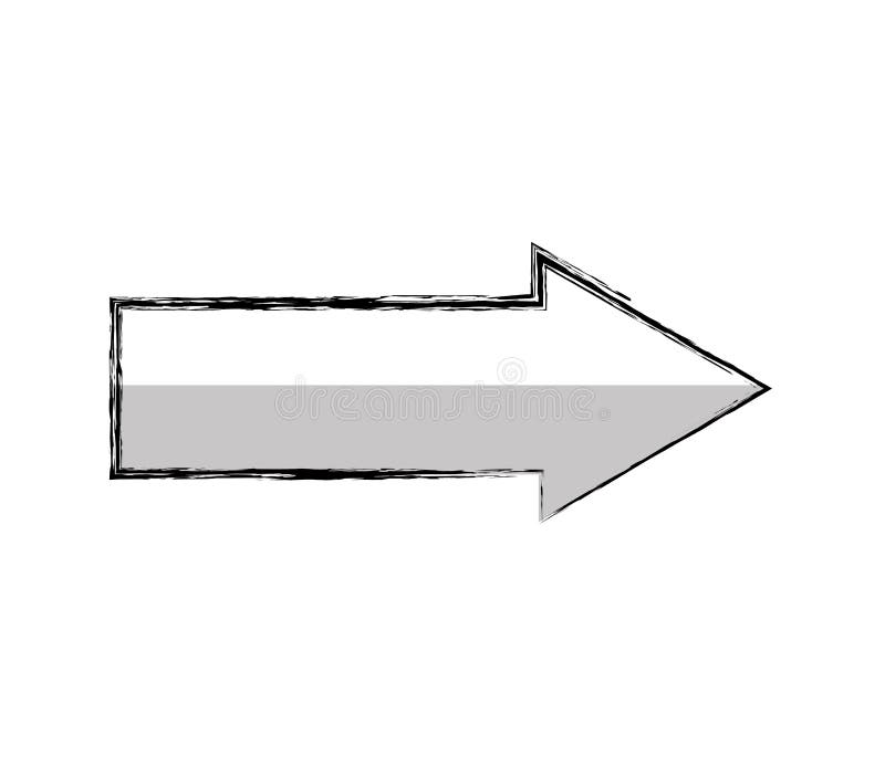 Arrow index isolated icon stock illustration. Illustration of shape ...