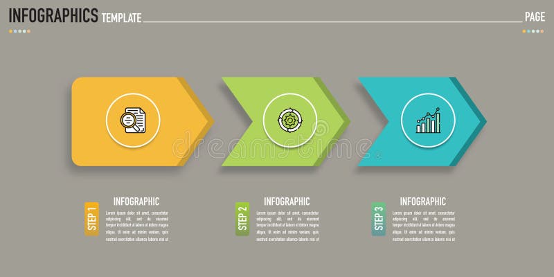 Arrow Infographic for Business Presentation Stock Vector - Illustration ...