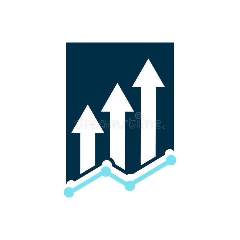 Arrow investment logo stock vector. Illustration of concept - 121791965