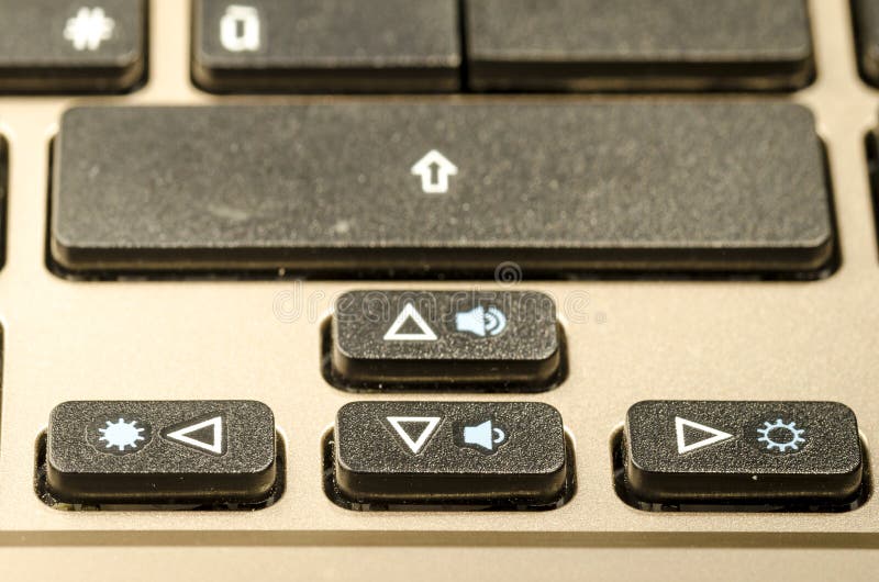 Keyboard Arrow Button On Computer Keyboard It Use For Move Cursor Stock ...