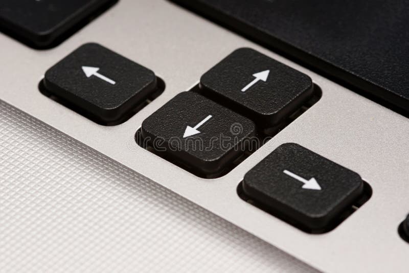 Arrow keys stock photo. Image of computer, button, blank - 18312914