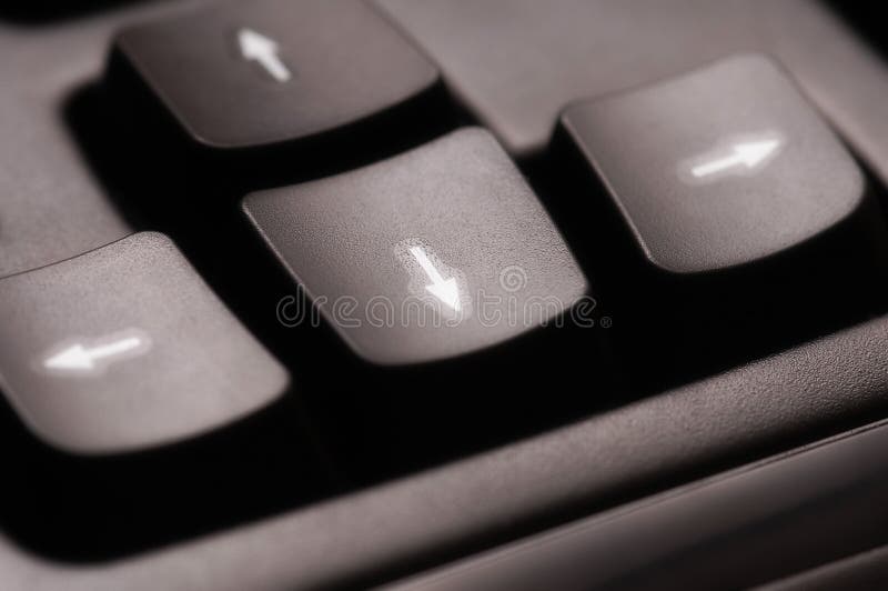 Arrow keys-2 stock photo. Image of button, technology, left - 56662