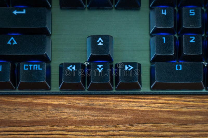 Keyboard Arrow Button On Computer Keyboard It Use For Move Cursor Stock ...