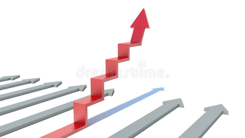 Up Arrow, Ladder, Like Sketch Vector Illustration Stock Vector ...
