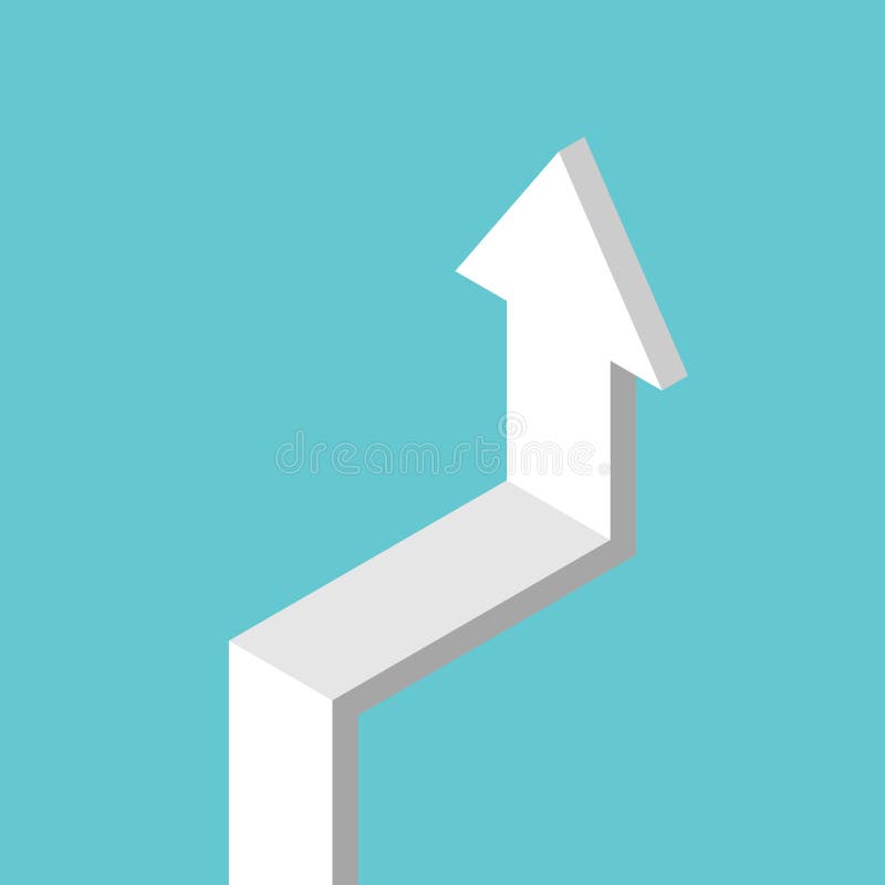 Arrow, level, growth stock vector. Illustration of increase - 179849628