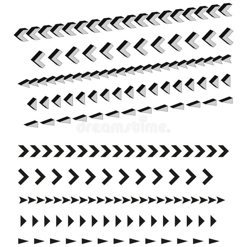 Arrow chevron icon stock illustration. Illustration of effect - 263109653