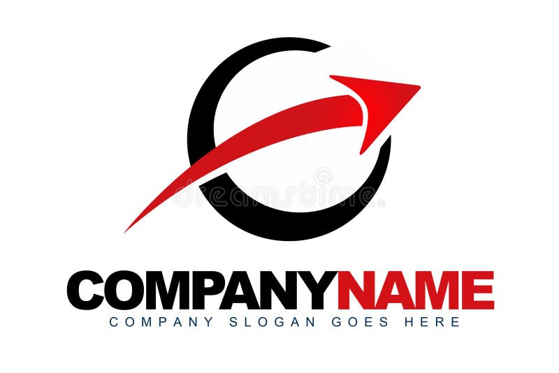 Arrow Logo stock illustration. Illustration of combined - 27438320