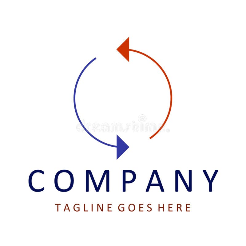 Arrow Logo. Abstract Shape Logo for Company Name Stock Vector ...