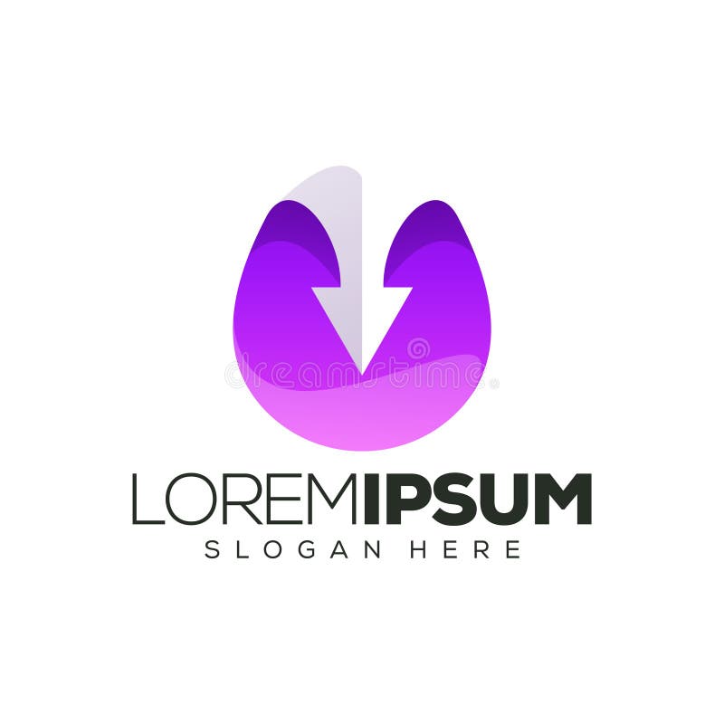 Arrow Logo Design Vector Illustrations Stock Illustration ...