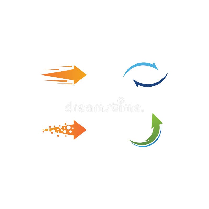 Arrow logo design stock vector. Illustration of speed - 175356487