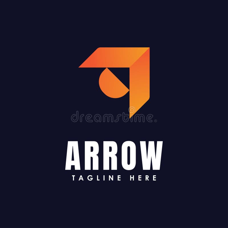 Arrow Logo Icon Template Vector Design Stock Vector - Illustration of ...