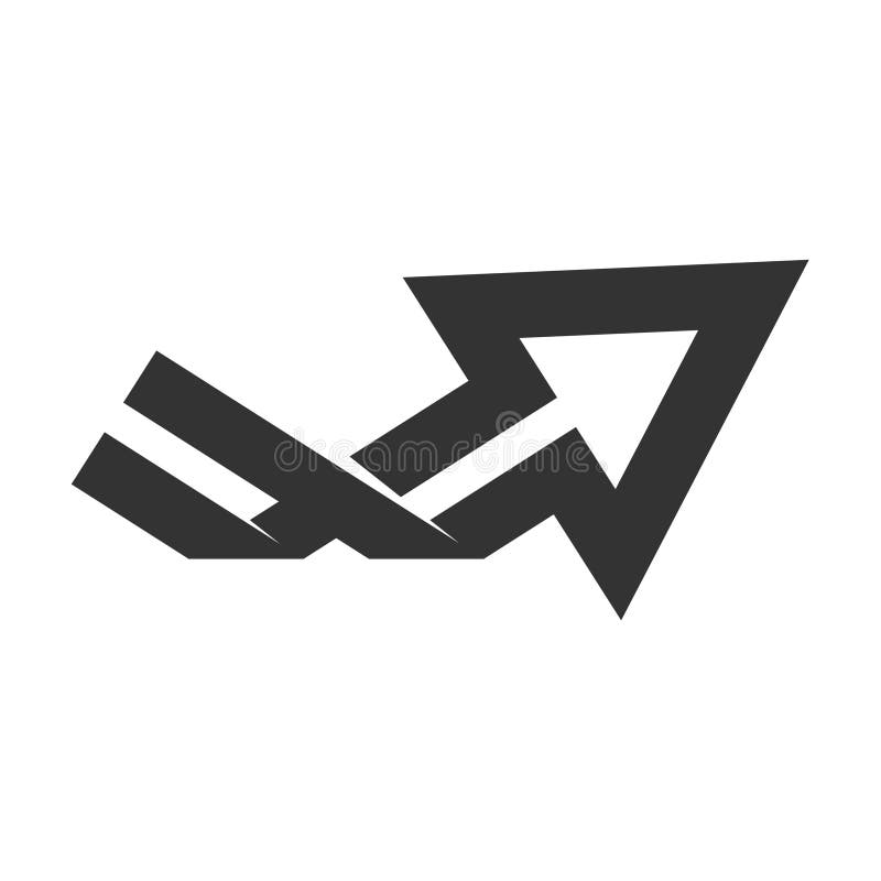 Arrow Logo Template Icon Illustration Brand Identity.Isolated and Flat ...