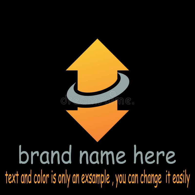 Arrow logo vector stock vector. Illustration of internet - 110700551