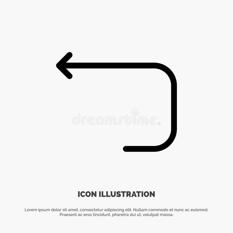 Arrow, Loop, Loop Arrow, Back Blue OutLine Logo with Place for Tagline ...