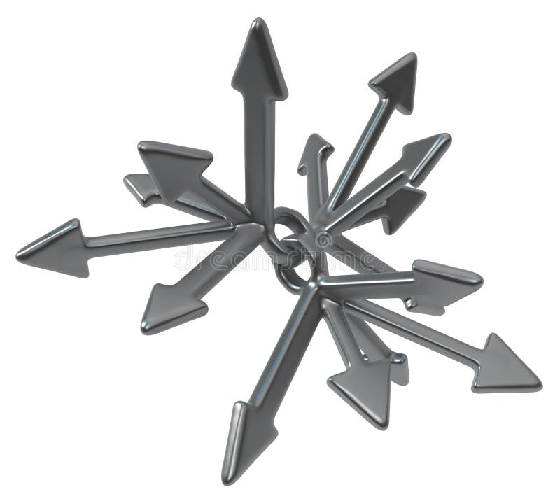 Arrow Metal Linked Joint stock illustration. Illustration of link ...