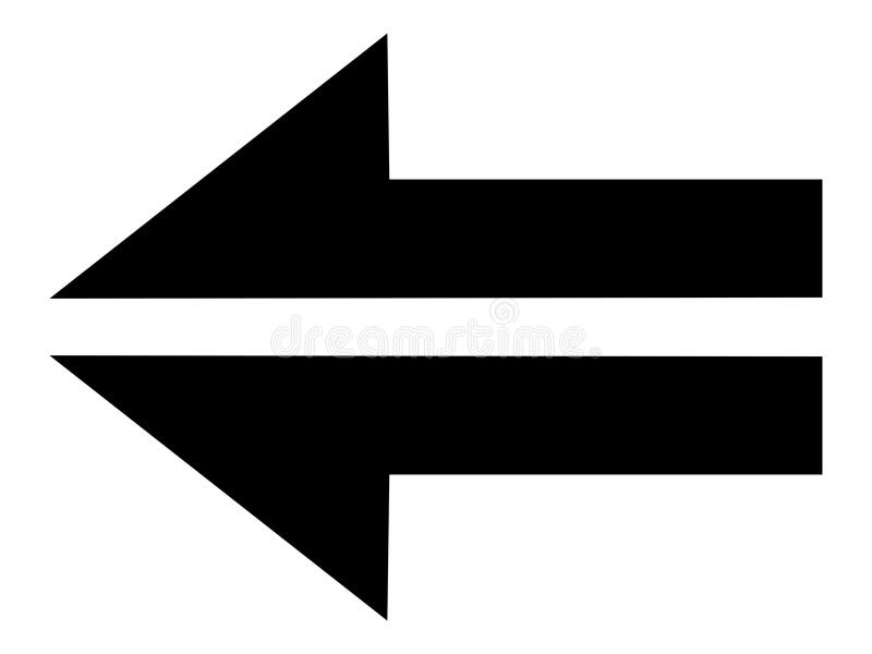 Arrow with middle cut stock illustration. Illustration of text - 371968173